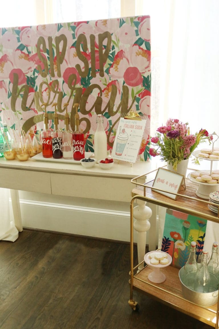 Italian Soda Bar + Free Printable - Darling Darleen | A Lifestyle ...