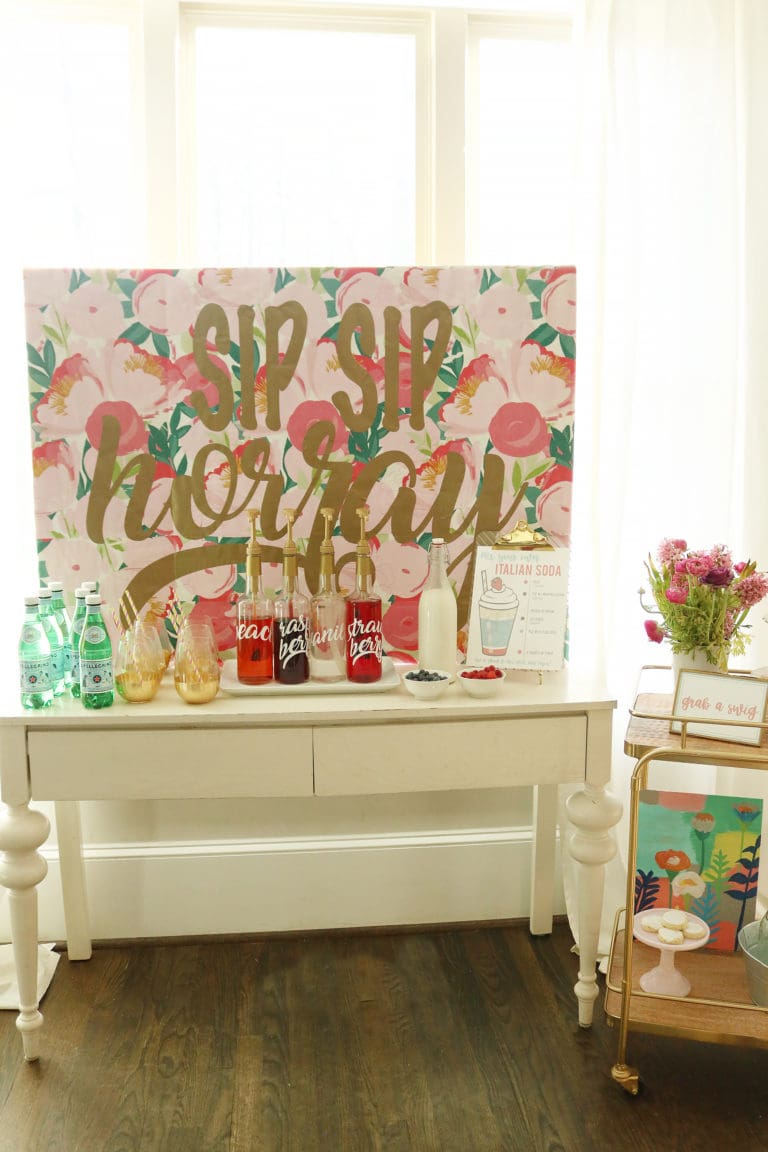 Italian Soda Bar + Free Printable - Darling Darleen | A Lifestyle ...