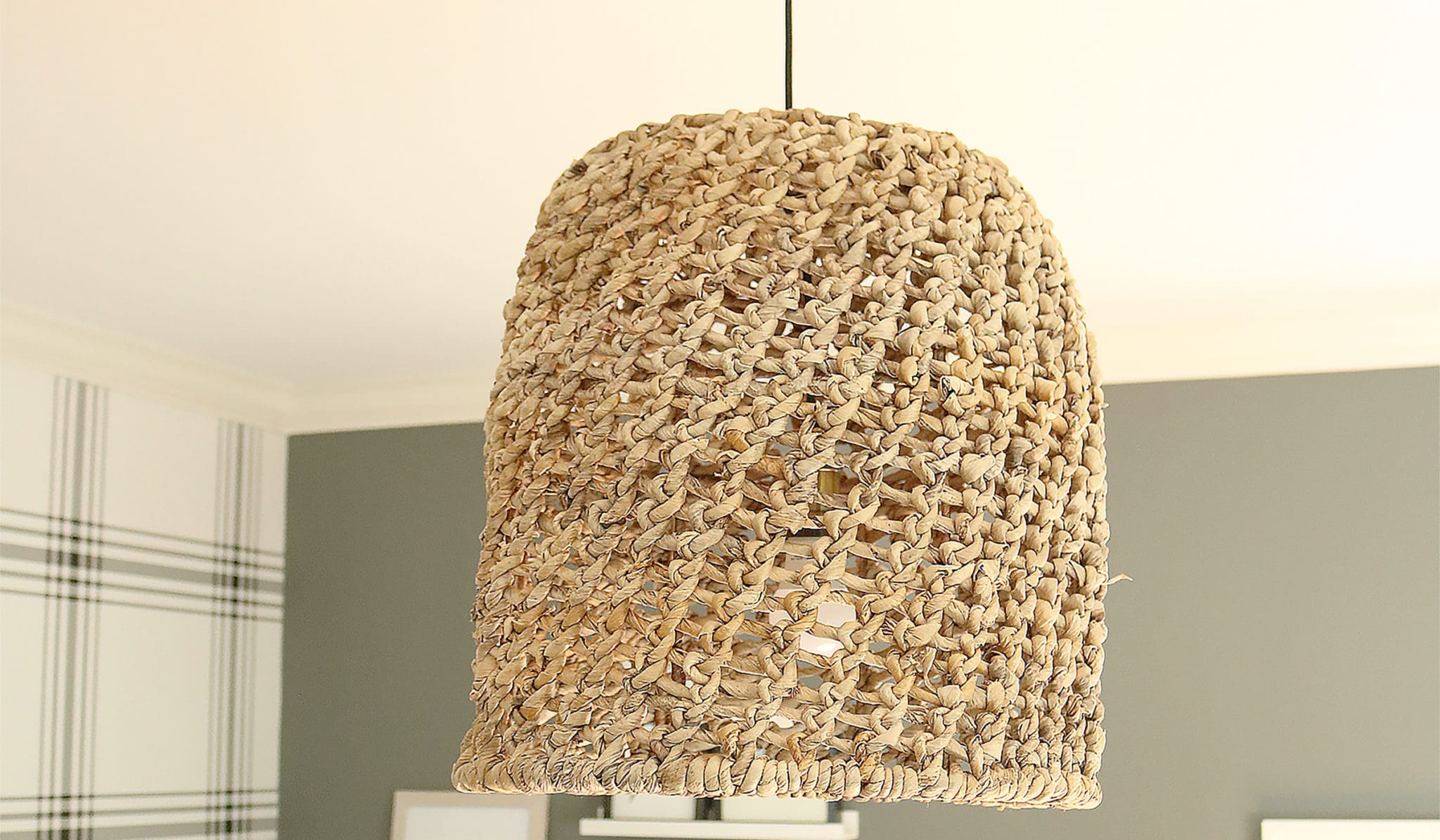 DIY basket light pendant feature - Darling Darleen | A Lifestyle Design ...