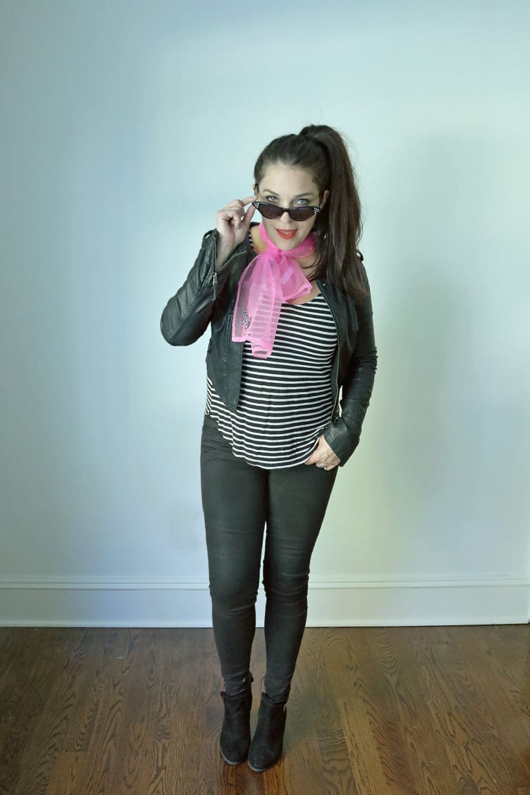 4 Easy Black and White Stripe Costume Ideas - Darling Darleen | A ...
