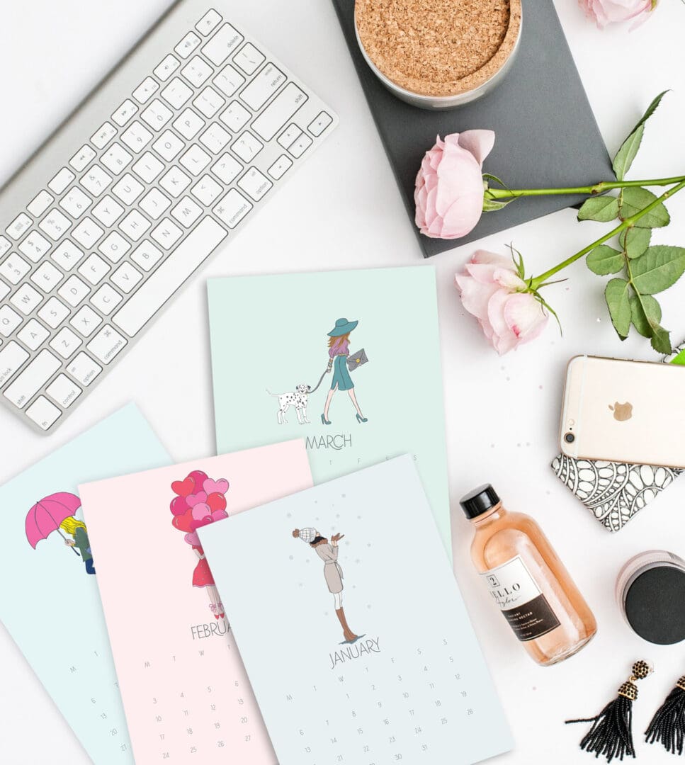 2020 Fashion Calendar Printable - Darling Darleen | A Lifestyle Design Blog