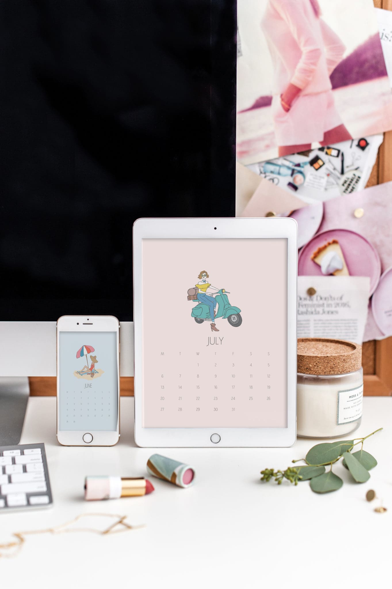 2020 Fashion Calendar Printable - Darling Darleen | A Lifestyle Design Blog