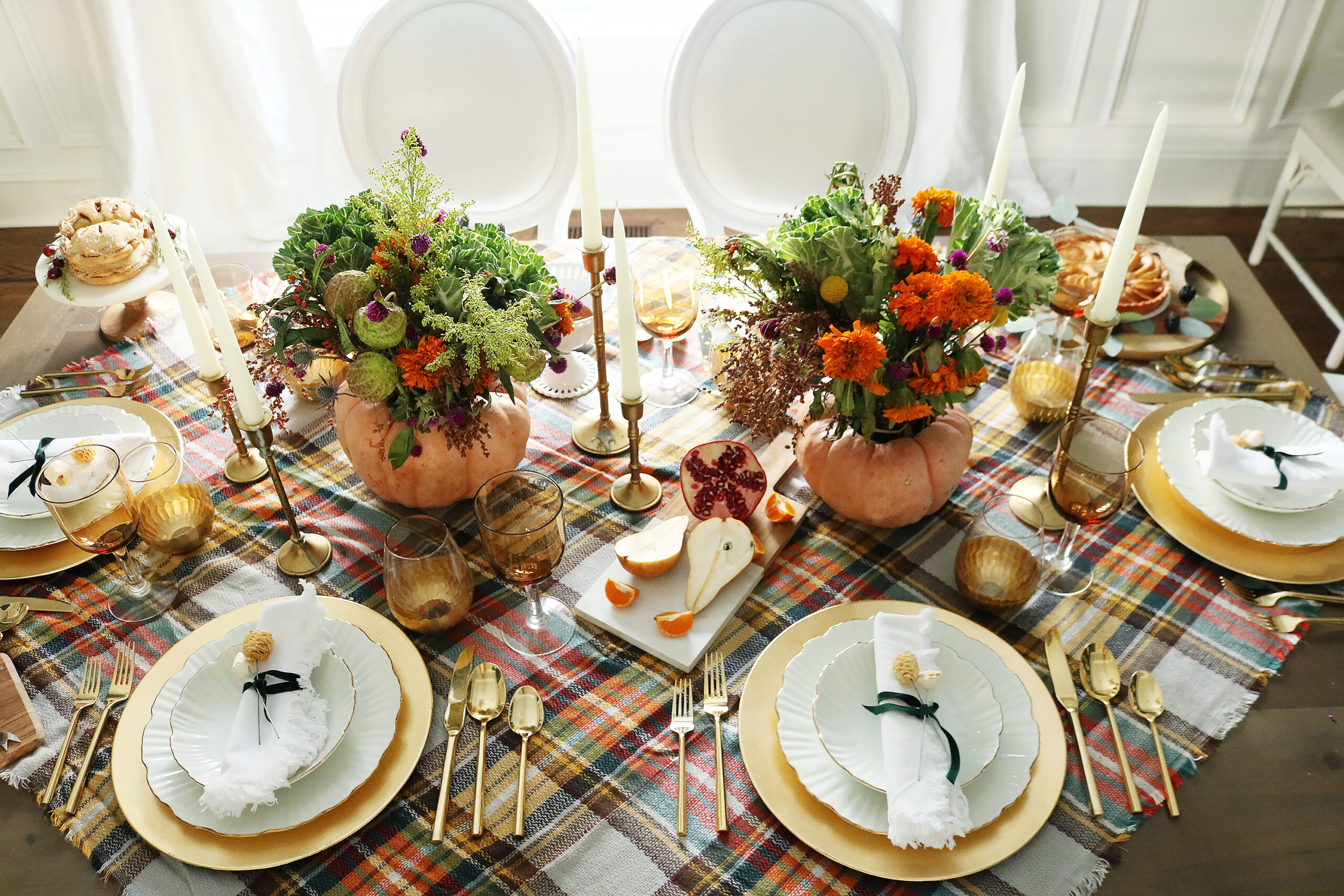Fall Plaids for Thanksgiving - Darling Darleen | A Lifestyle Design Blog