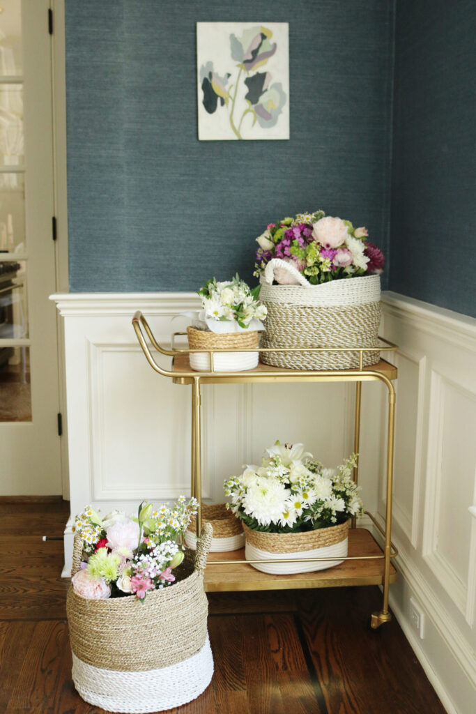 Flowers in a Basket - Darling Darleen | A Lifestyle Design Blog