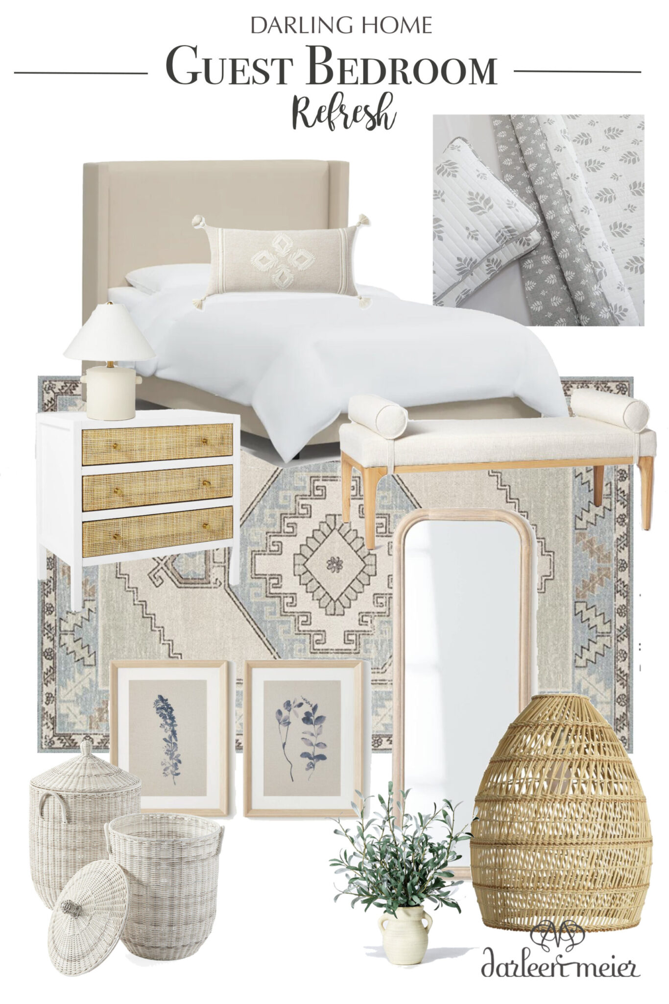 Guest Bedroom Inspiration - Darling Darleen | A Lifestyle Design Blog